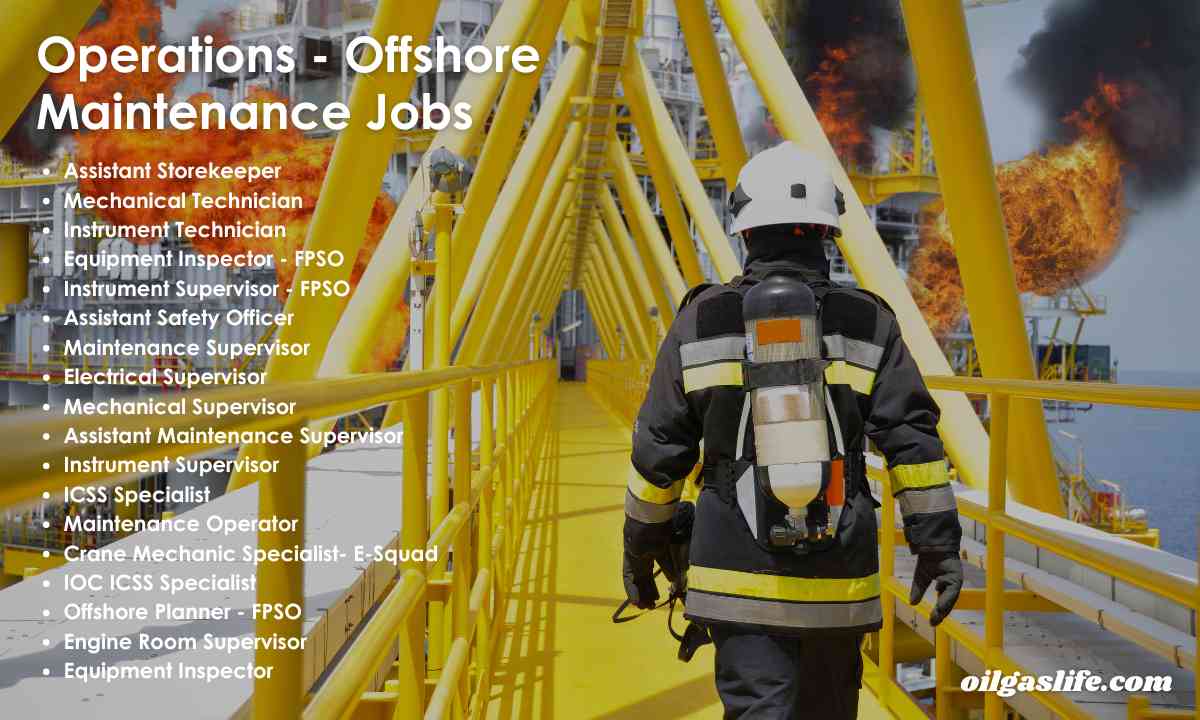Operations - Offshore Maintenance Jobs - oilgaslife - Earn Money Online